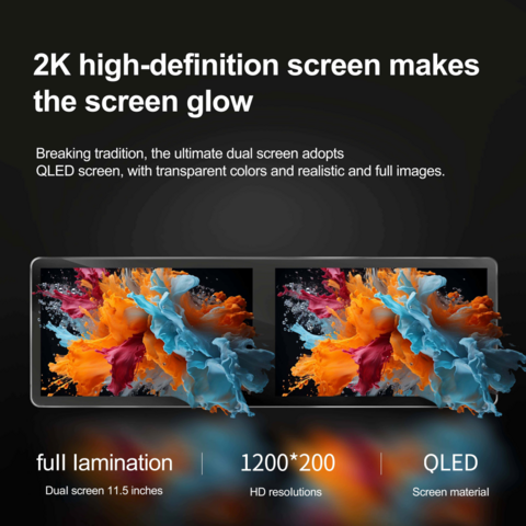 Dual Screen Android Intelligent Navigation, Co Pilot Entertainment ...