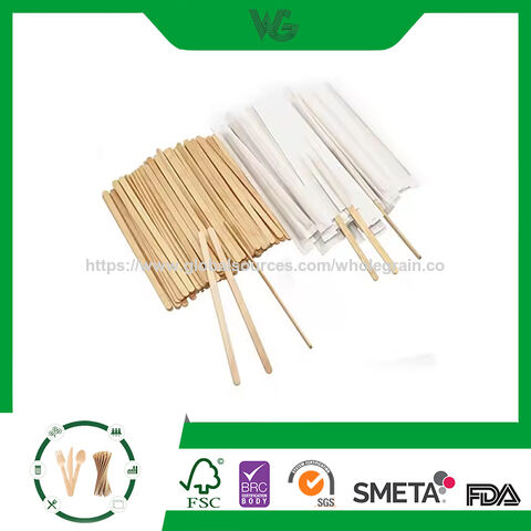 Buy China Wholesale Sustainable Birch Wood Coffee Sticks Disposable ...