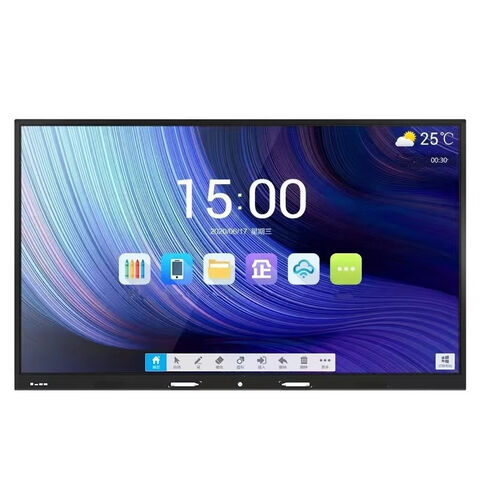 75 Inch Interactive Flat Panel Support Dual System 8+128gb Interactive ...