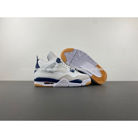 Drop Shipping Woman Air J4 Sport Shoes Men's Sneakers Navy Sb Aj4 For ...