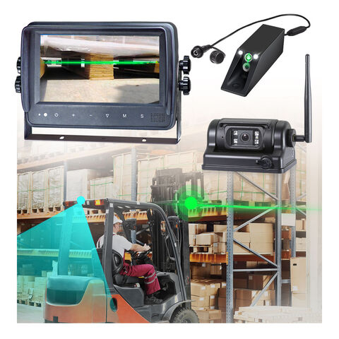 Stonkam 1080p Mini Size Wireless Forklift Camera System With Laser ...