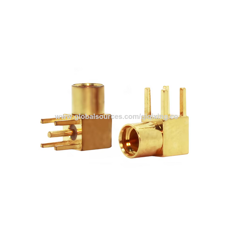 Rf Coaxial Connector Mmcx-kwe Four-pin Male Welded Pcb Board Socket Female Mmcx Elbow Antenna ...