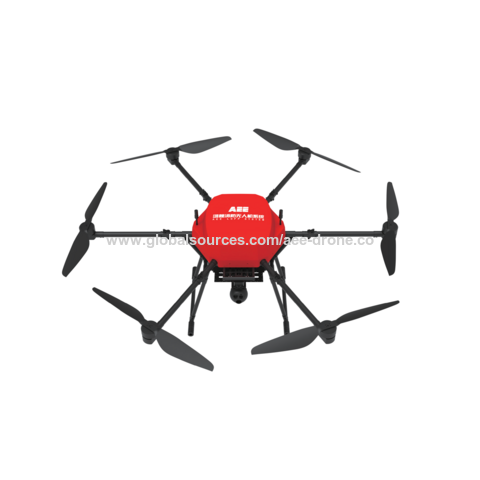 Aee Multifunctional Fire Protection Uav Six-rotor Drone Fire Fighting ...