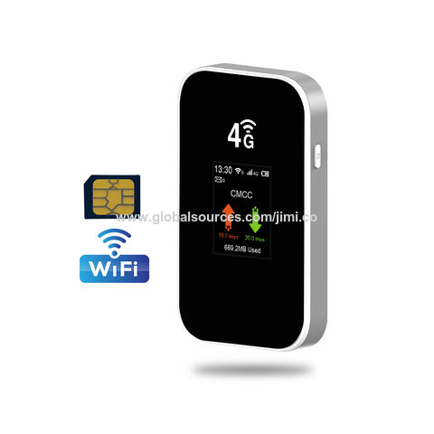 Jimi 3000mah Portable Wifi Hotspot Wifi Router 4g Router With Sim Card ...