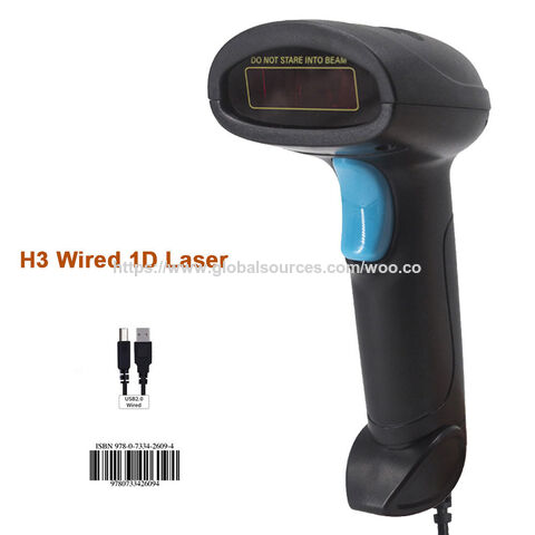 Woo Wireless Scanning Gun Supermarket Stores Cashier One-dimensional ...