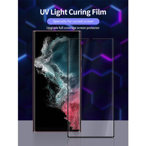 Ultra Thin 3d Curved Glass Full Glue Uv Screen Protector For Samsung ...