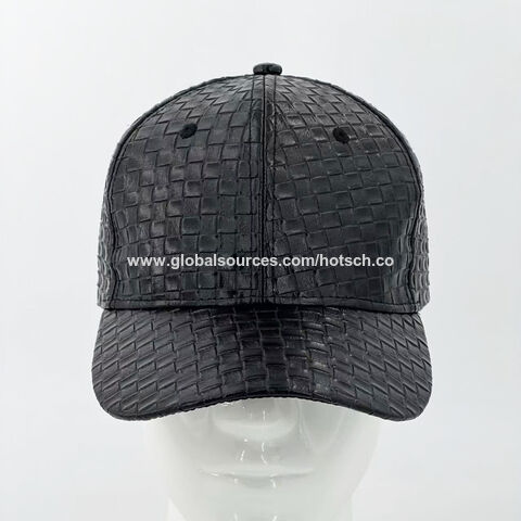 Pu Baseball Cap Black Leather Cap - China Wholesale Pu Cap $1 from ...