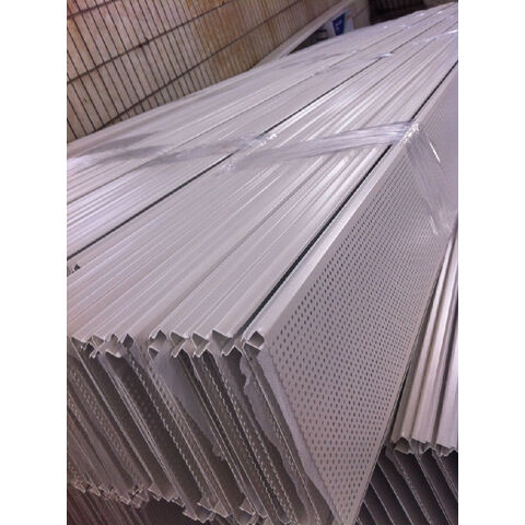 Aluminum S-strip Ceiling Wind Proof Ceiling For Gas Station - China ...