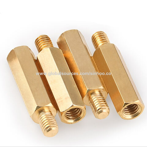 Hot Sale Nut Brass Hex Standoff Brass/steel Hex4016060ccs Hex Male To ...