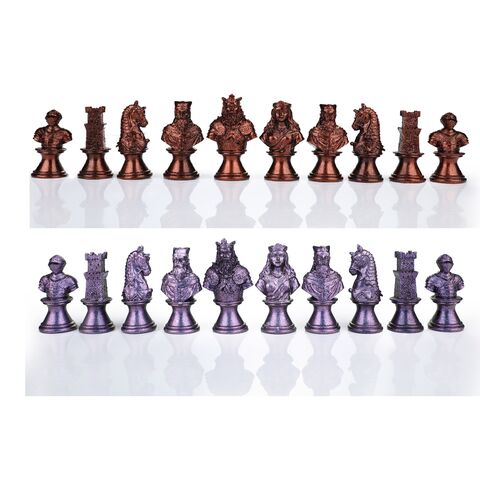 Half-body Medieval Warrior Theme Resin Chess Set - China Wholesale ...