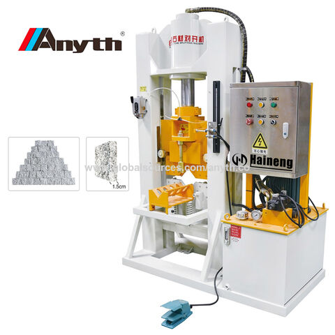 Hydraulic Four-blade Manual Feeding Cube Stone Splitting Machine - Buy ...