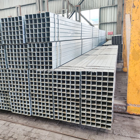 100mm Galvanised Steel Box Section Hollow Structural Steel Tube - China ...
