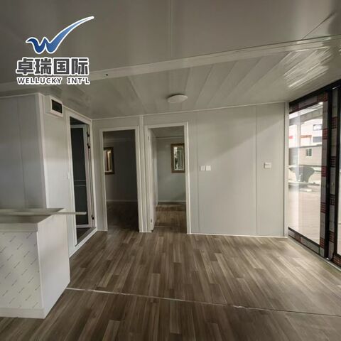 Modular Design Prefab Steel House 40ft, Stainless Steel Frame Enhanced ...
