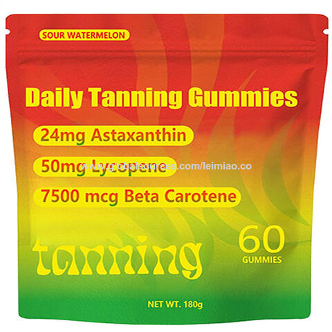 Daily Take-in 60 Packaging Tanning Gummy With Astaxanthin Lycopene&beta ...