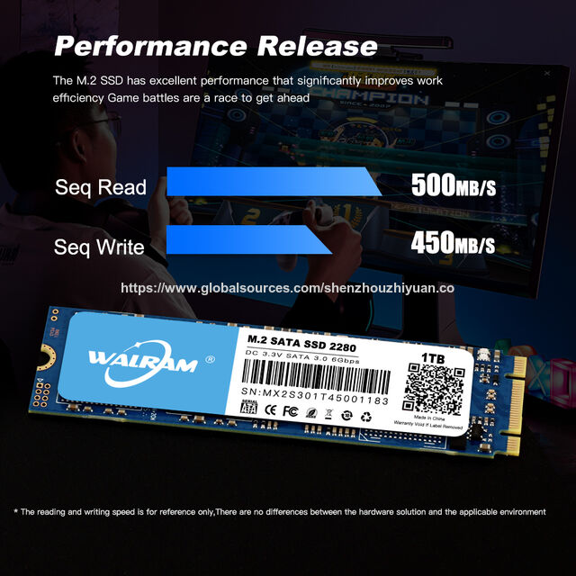 Buy China Wholesale Walram M.2 Sata Ssd 128gb 256gb 512gb Tlc 2280 Ngff Ssd 1tb Solid State ...