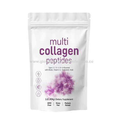 Wholesale Bulk Pure Hydrolyzed Fish Collagen Peptides Powder Bovine ...