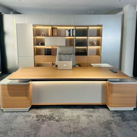 Chairman's Office Desk And Chair Combination Is Simple, Modern General ...