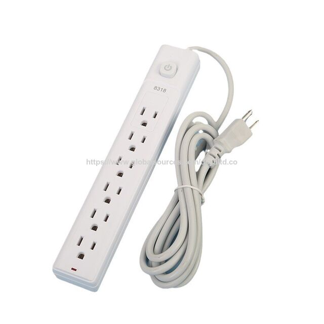Wholesale Us Standard Power Socket With 6 Outlets Power Outlet Surge ...