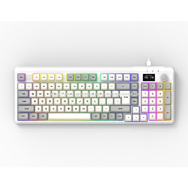 Hot Selling Manufacturer Custom G98 Rgb Membrane Wired Gaming Keyboard ...