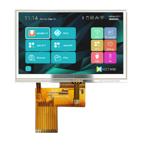 Bulk Buy China Wholesale 4.3" Resistive Touch Display/480x272 Ips Tft Lcd/ttl Rgb Interface/40 ...