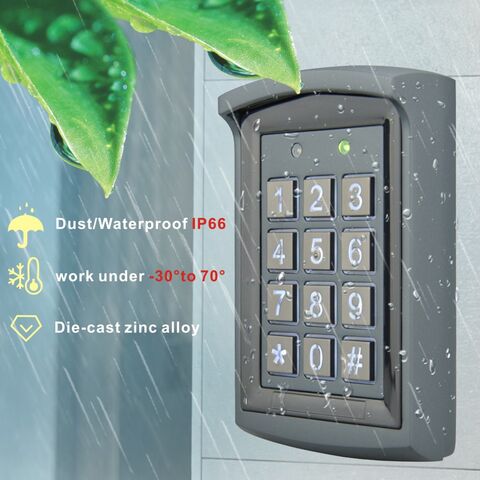 Nfc Rfid Access Control Keypad Ip68 Waterproof Frequency 125khz / 13 ...