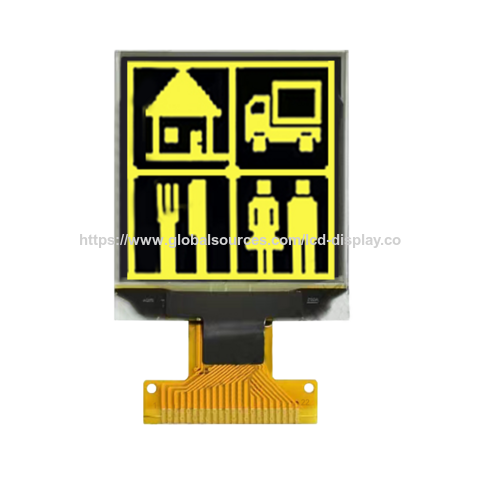 Compact 128x128 Spi Monochrome Oled Industrial Display Module, 1.1 Inch ...