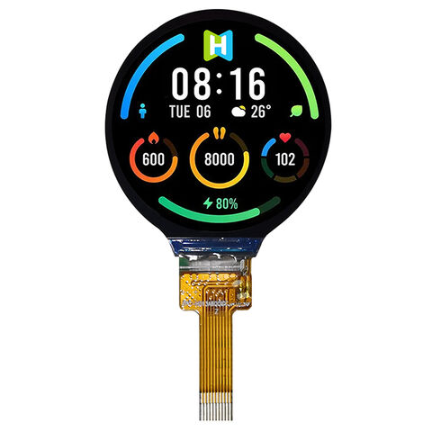 1.3 Inch Round Hd Ips Lcd Display Screen Module Sunlight Readable ...