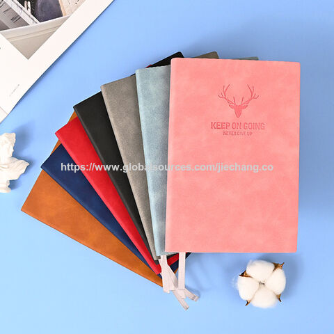 Business A5 Thick Notebook Custom Logo Sheepbark A6 Notebook Gift Set ...