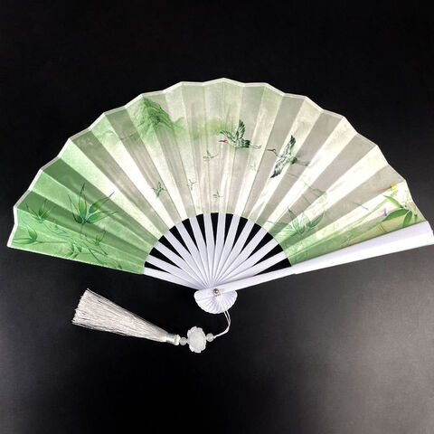 Buy China Wholesale 8 Inch Plastic Handle Fan, Folding Fan Chinese ...