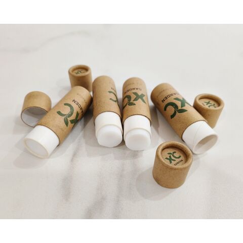 Wholesale Craft Paper Lip Balm Lip Stick Flavour Brown Packaging ...