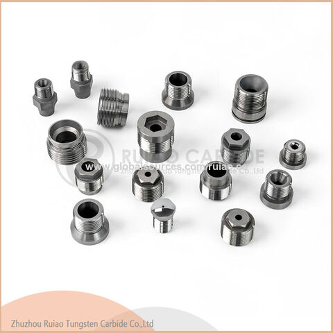 Soild Carbide 3d Printer Nozzles With 0.6mm/0.4mm/0.8mm Orifice /m6 ...