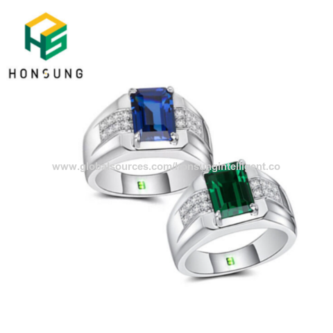 Men Women Business Finger Silver Jewelry Heart Rate Sleep Blood Oxygen ...