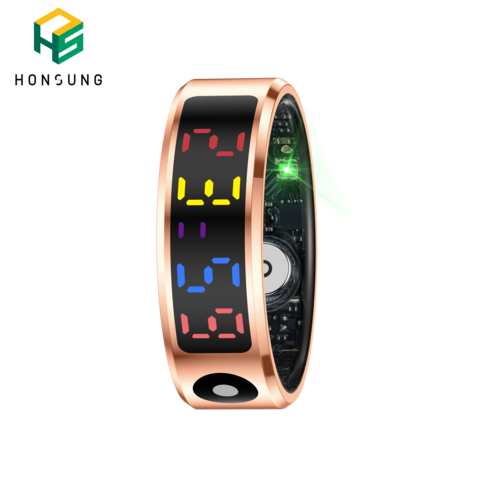 Buy Hong Kong SAR Wholesale Tik Tok Ring 5atm Smart Ring With Led ...