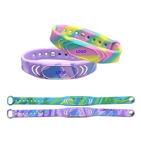 Factory Writable Ev1 4k Chip Wristband 125khz Silicone Fabric Woven ...