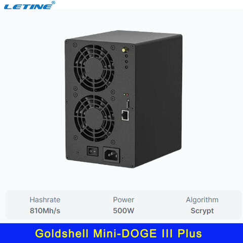 Goldshell Mini-doge Iii Plus Mining Machine Algorithms 810mh/s Ltc Doge ...