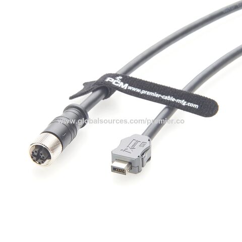 Premier Cable Ix A Key To M12 X-code Female Ethernet Gige Cable, Part ...