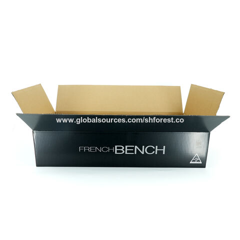 Wholesale Black Shipping Carton Box Strong Cardboard Custom Size ...