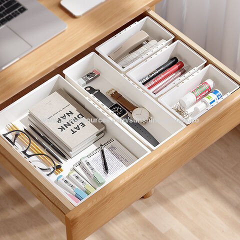 Retractable Storage Box Partition Drawer-style Rectangular Built-in ...
