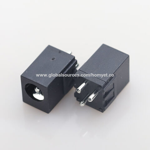 Power Socket 3-pin Vertical Plug-in 2.0/2.5 Pin Socket Dc-051 $0.065 ...