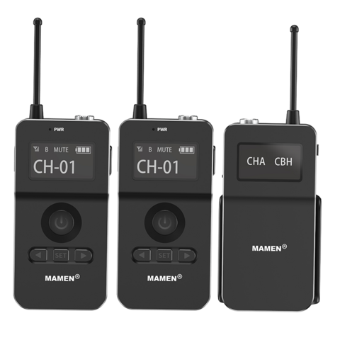 Super Popular Mate 2 A Uhf Wireless Microphone Collar Clip Mini Hidden ...