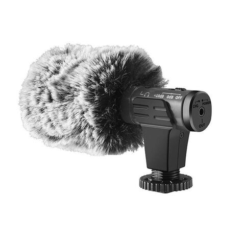On-camera Shotgun Mic Video Microphone With Shock Mount Windshield For ...