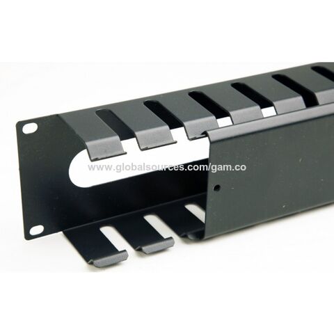 19inch Server Rack Horizontal Cable Management Cable Organizer Metal 1u ...