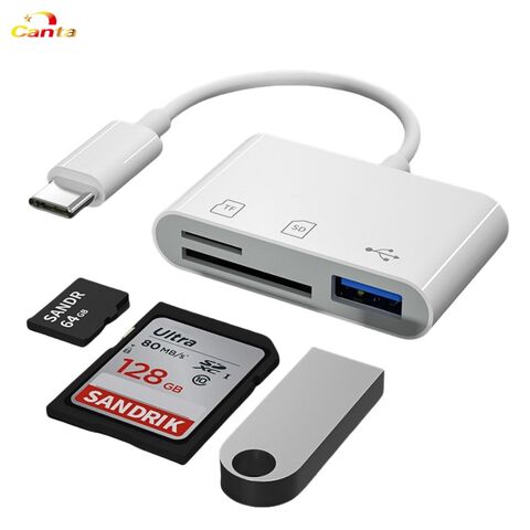 Usb C To Usb Camera Adapter Sd Card Reader For Phone 15/16 Series With ...