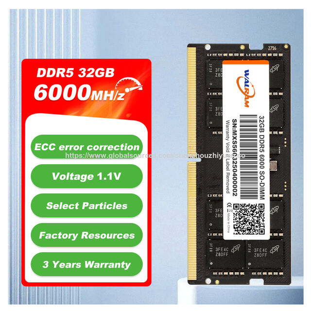 New Original High Speed Ddr5 Ram 16gb 6000mhz Factory Price For Laptop ...
