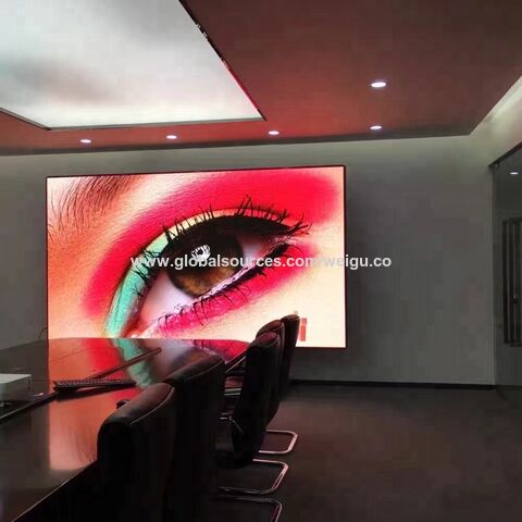 【factory Direct】p2.5/p3/p4 Indoor Fixed Led Display 500cd/m², Seamless ...