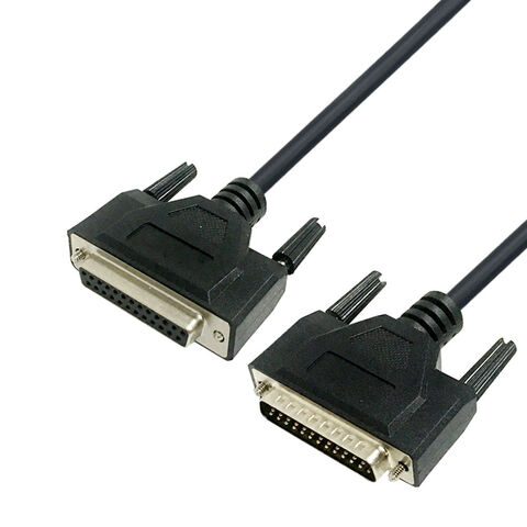 Bulk Buy China Wholesale Custom Hd D-sub 25 Pin Cable Male To Female ...