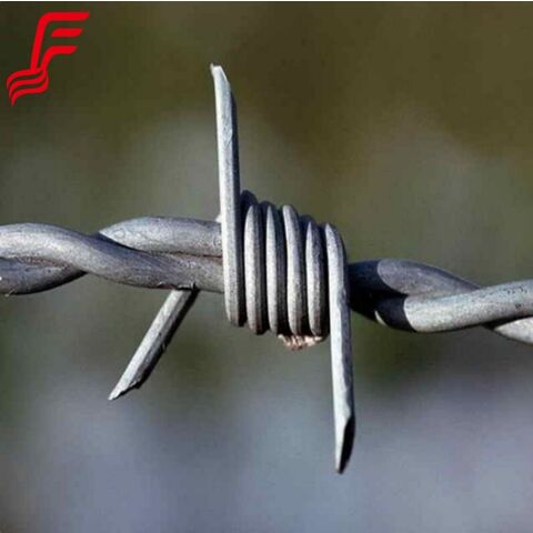 Frst! 4-point Continuous Twisted Galvanized Barbed Wire For Anti-climb ...