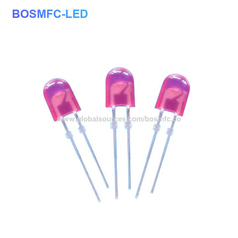 F5 Dip Lamp 5mm Oval Through-hole Led High Luminous Intensity Pink ...