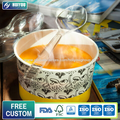 Buy China Wholesale Paper Bowl Custom Printing Food Packing Box Salad ...