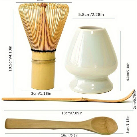 ceramic Matcha Bowl Set Japanese Chawan With Bamboo Whisk And Scoop ...